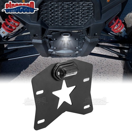 ATV/UTV LED Lighted License Plate Holder for Kawasaki Teryx KRX 1000 ...