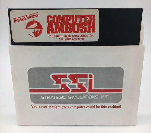 Computer Ambush Second Edition by SSI for Apple II+,IIe,IIc,IIgs 1980 ...