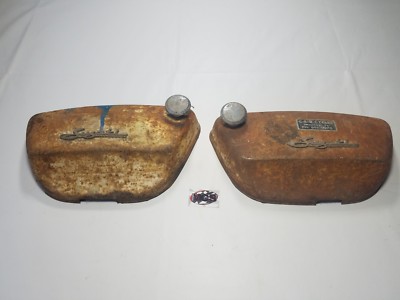 SUZUKI S 10 (S10) OEM Metal side cover panel set w/ badges & knobs (L&R ...