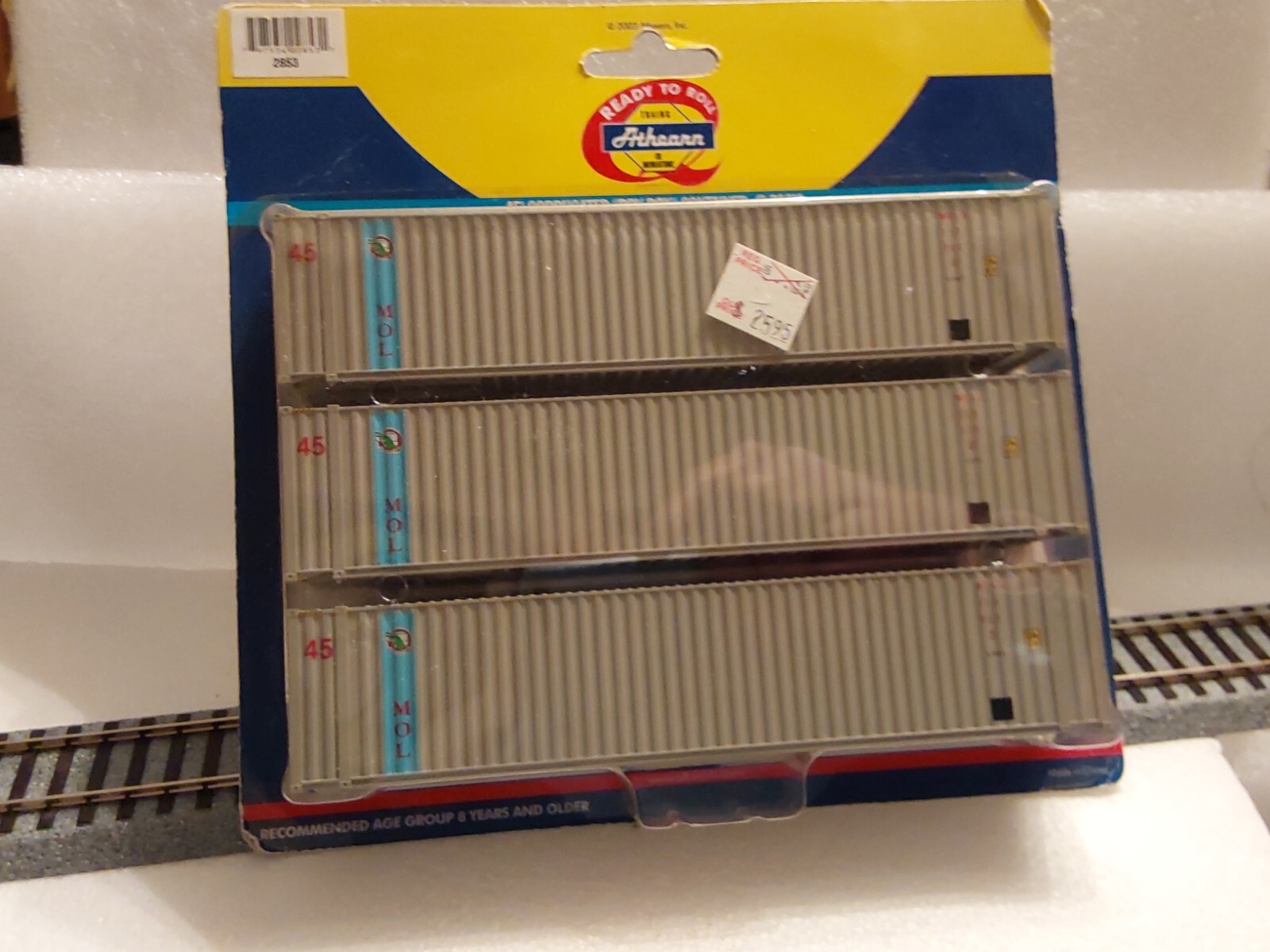 Athearn HO 3pk MOL 45* Container Chasses NEW! | eBay