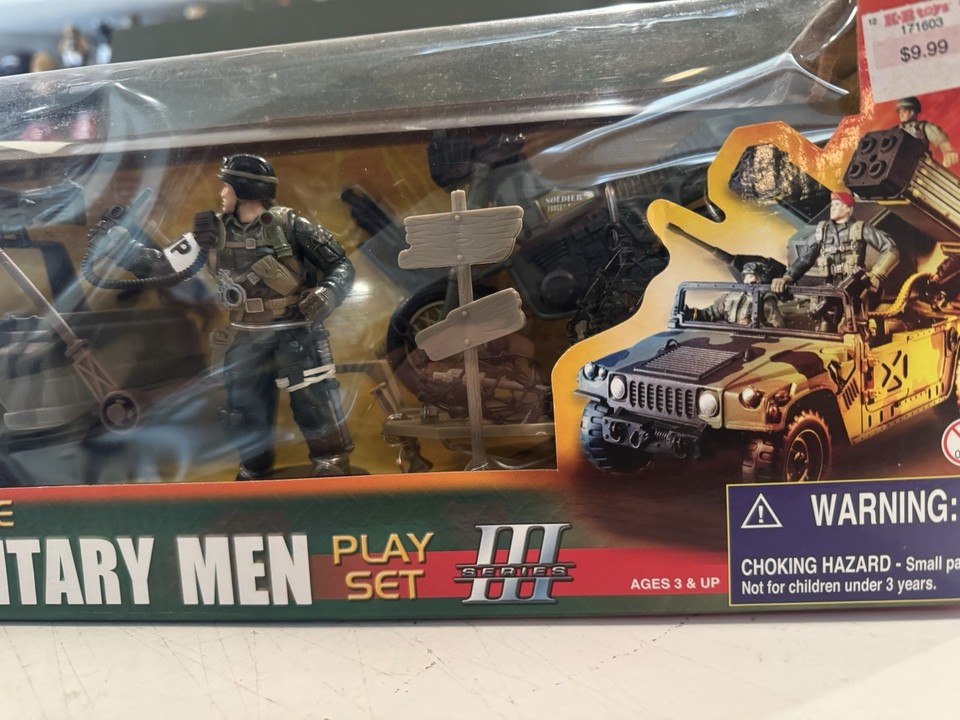 Soldier Force Military Men Play Set 3 - Rare Antique Toy | eBay