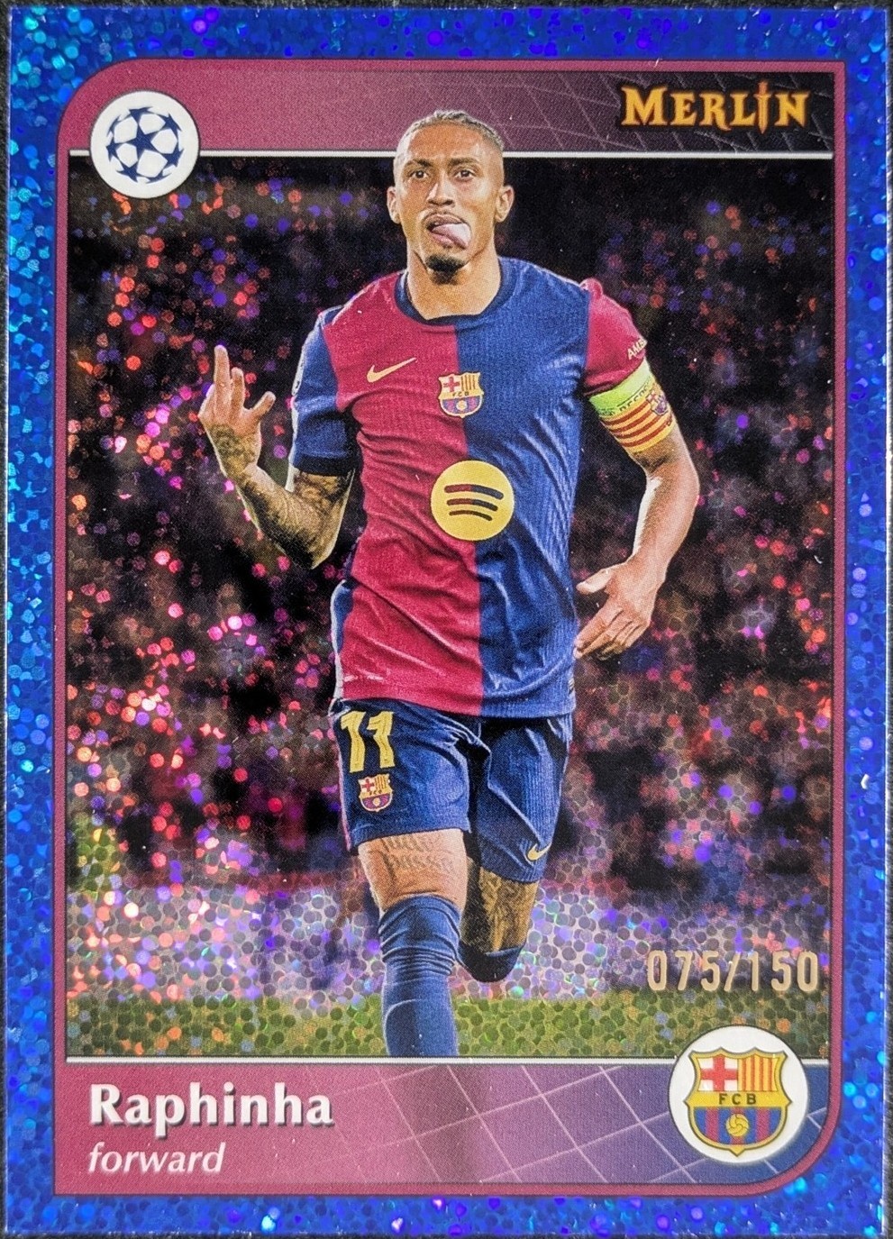 2024-25 Topps Merlin Uefa Club Competitions - Raphinha #192 Blue ...