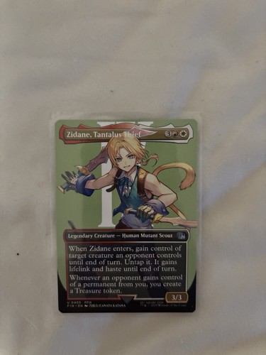 Mtg. Zidane, Tantalus Thief. Borderless. Final Fantasy. Pack Fresh | eBay