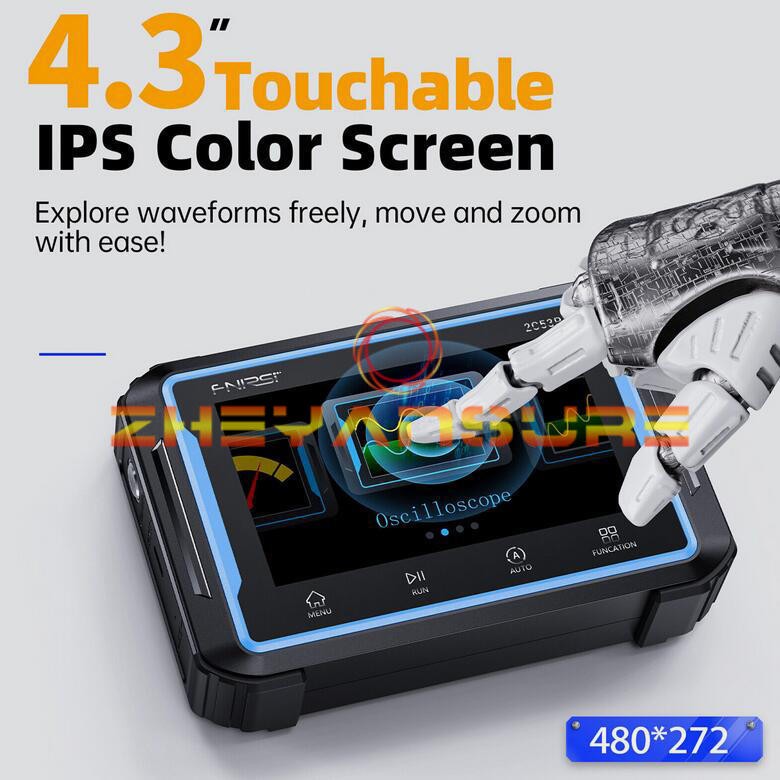 FNIRSI 2C53P Digital Oscilloscope Multimeter Signal Generator Dual ...