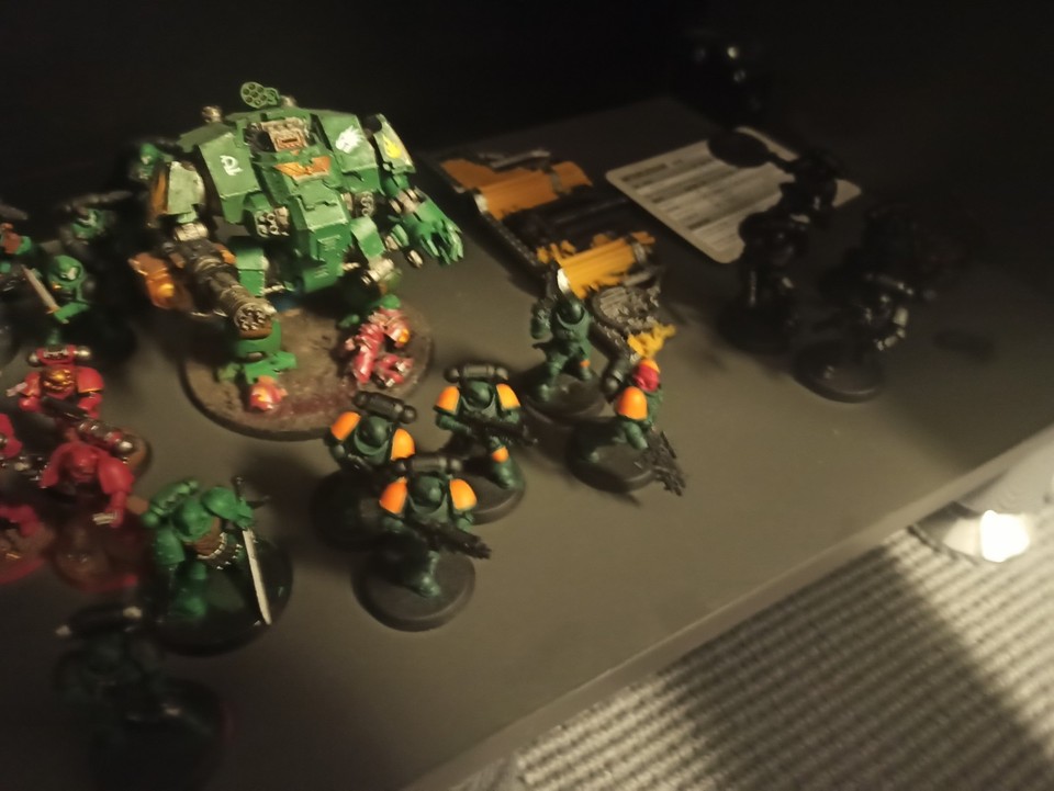 Warhammer 40k Space marine Army (salamanders painted) | eBay