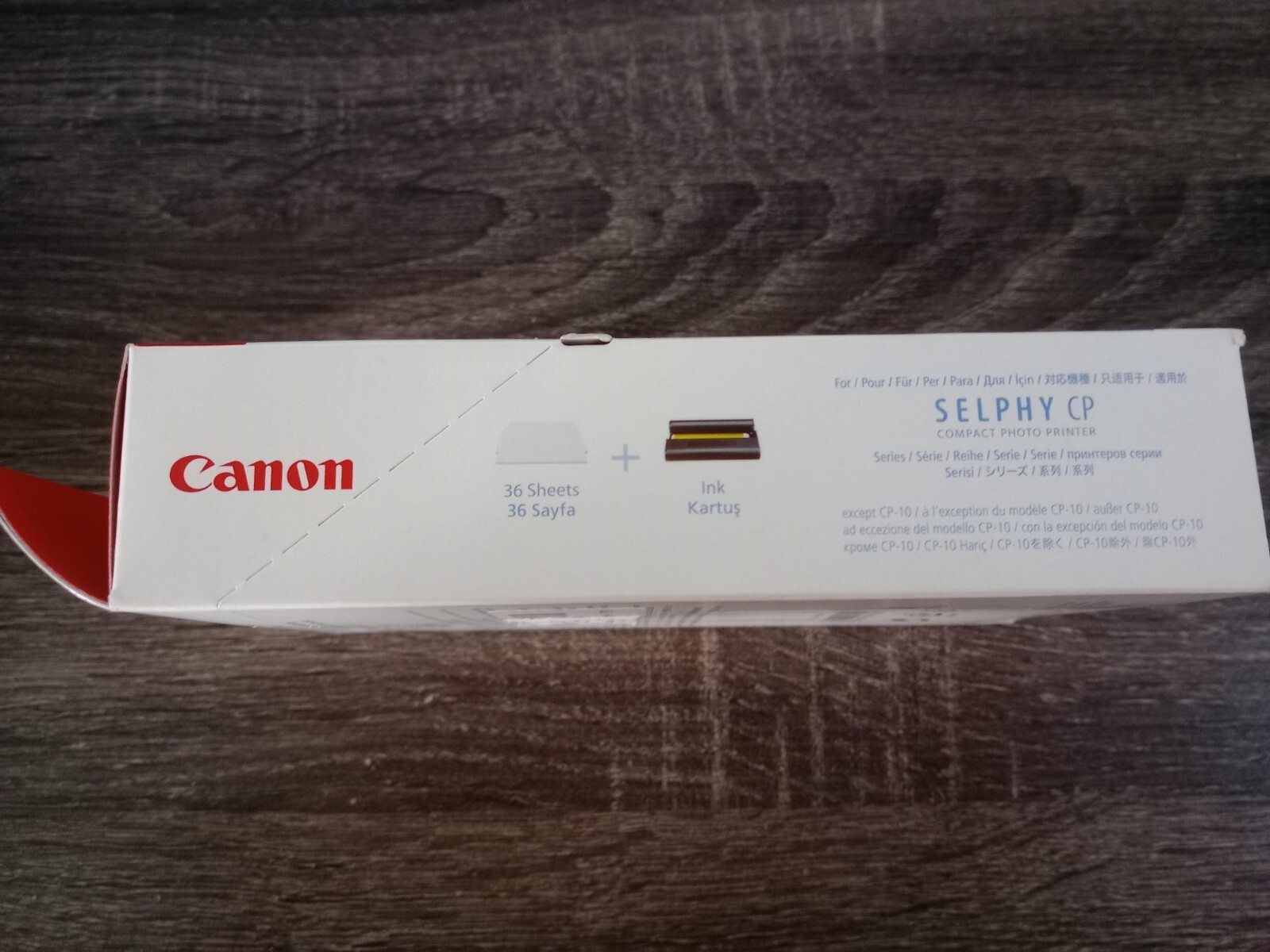 Canon KC-36IP Color Ink Cassette & Color Print Paper Card Size 36 ...