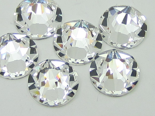 34ss CRYSTAL HOT FIX European Rhinestones 12pcs.