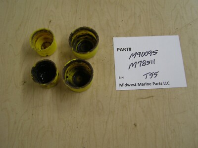 M90095 M78511 FRONT AND REAR YELLOW AXLE TIRE CAPS JOHN DEERE T55 | eBay