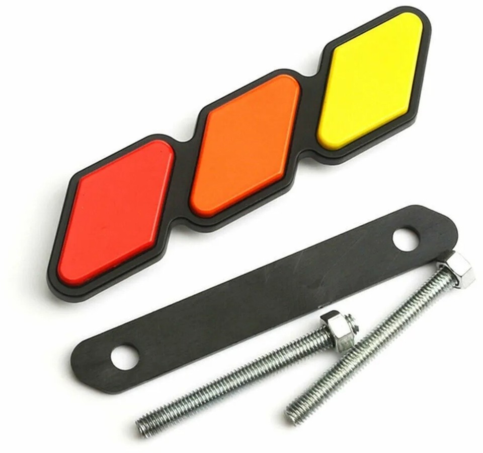 TOYOTA Tri-color Grille Badge Emblem For 4runner, Tacoma, Tundra, Rav4 ...