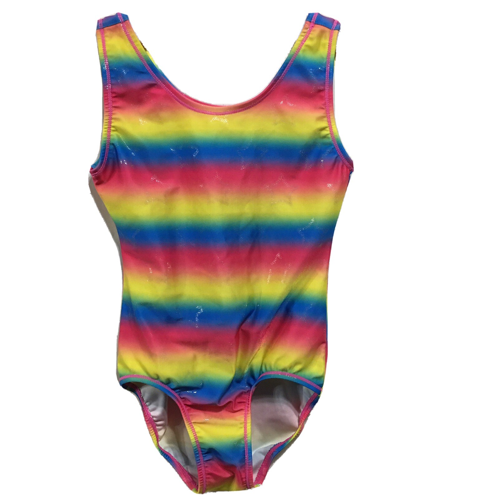 Danskin Childs 6X-7 Dance Leotard Jazz Tap Ballet Stars Stripes Recital ...