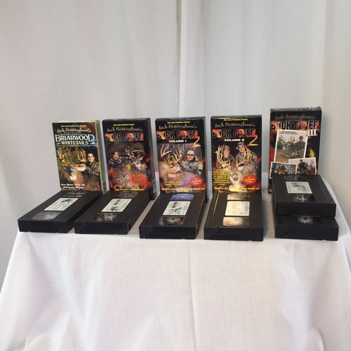 Deer Hunting Vhs Tapes Jack Brittingham Lot Of 6 | eBay