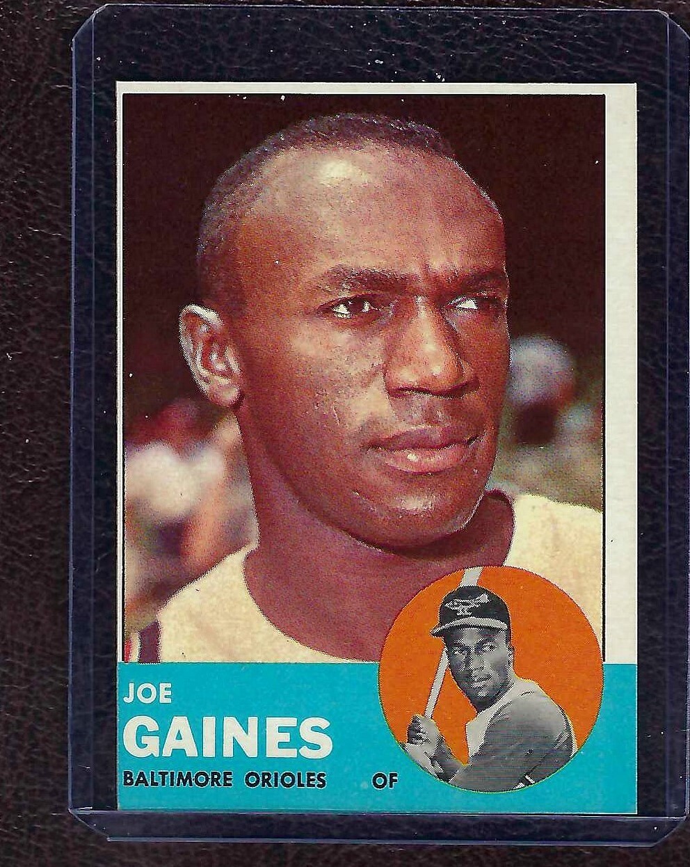 1963 Topps Baseball Card #319 Joe Gaines, Baltimore Orioles, EX-MT! | eBay