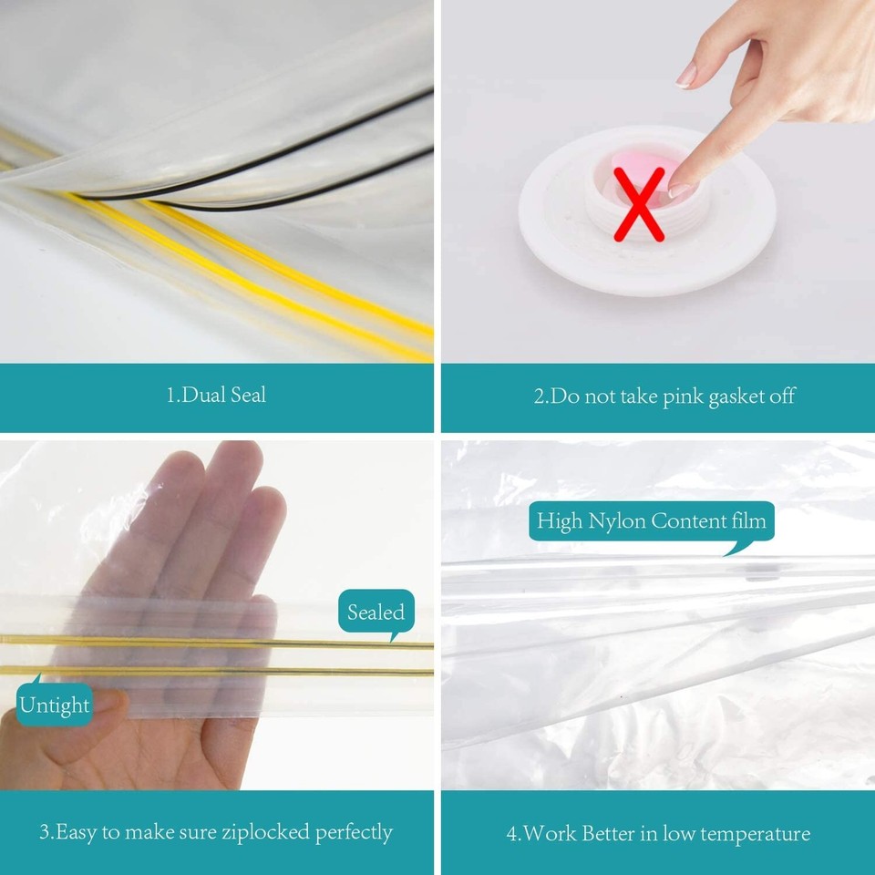 Bolsas Para Guardar Ropa De Almacenamiento En El Closet Al Vacío 8 ...