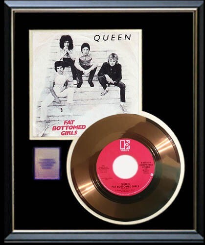 QUEEN FAT BOTTOMED GIRLS 45 RPM GOLD RECORD NON RIAA AWARD RARE! | eBay