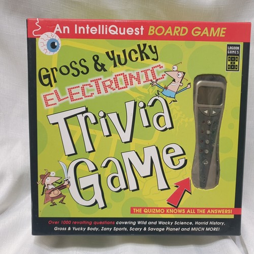Lagoon Games Gross & Yucky Electronic Trivia Game Preloved Free Post ...