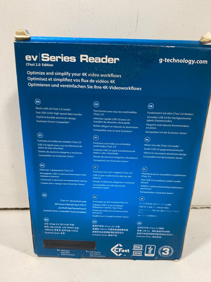 G-Technology ev Series Reader Cfast 2.0 Edition - 0G05222-1 | eBay