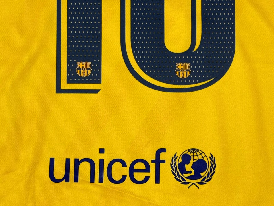 2019/20 Barcelona Fourth Jersey #10 Messi XL Nike Senyera El Clasico ...