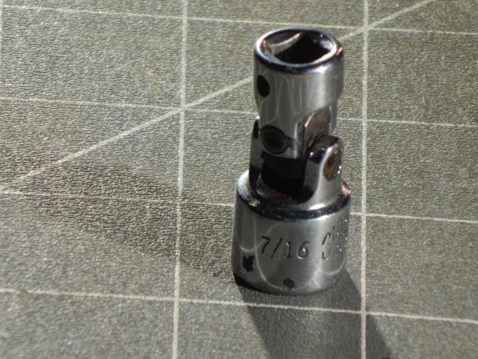 Mac Tools 1/4" Drive Swivel Flex Universal Socket 7/16" | 6Pt | SAE | 7 ...