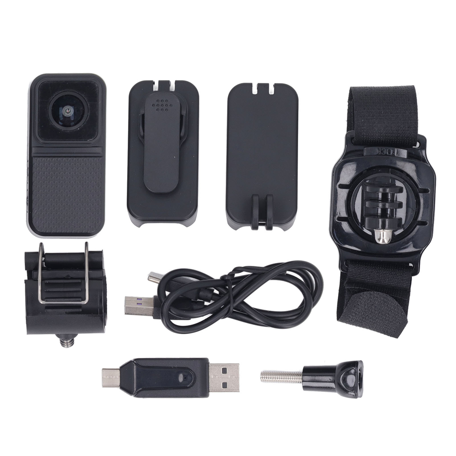 Mini Clip Camera 1080p 2MP Wearable Video Camera With Color Screen ...