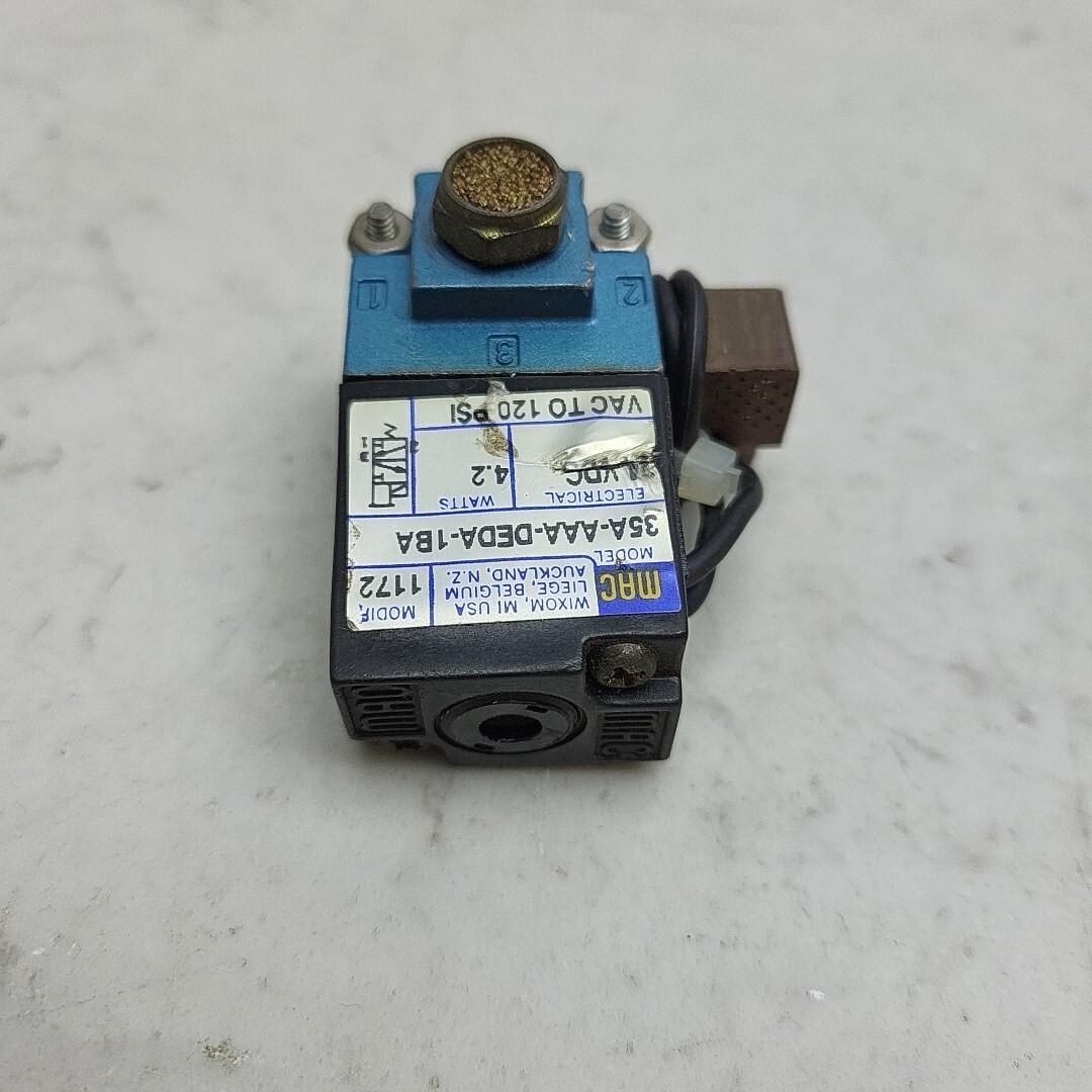 Mac 35A-AAA-DEDA-1BA Direct Operated 3-Port Solenoid Valve 24Vdc Vacuum ...