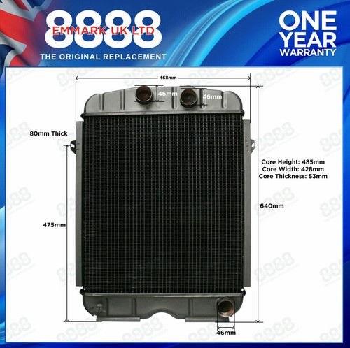 FORDSON SUPER MAJOR COOLING RADIATOR RAD *SUPERB BEST HIGH QUALITY ...