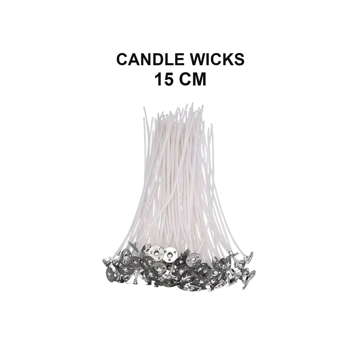 Candle Wicks Pre Waxed Pre-Waxed & Tabbed Candle Wicks With Metal ...
