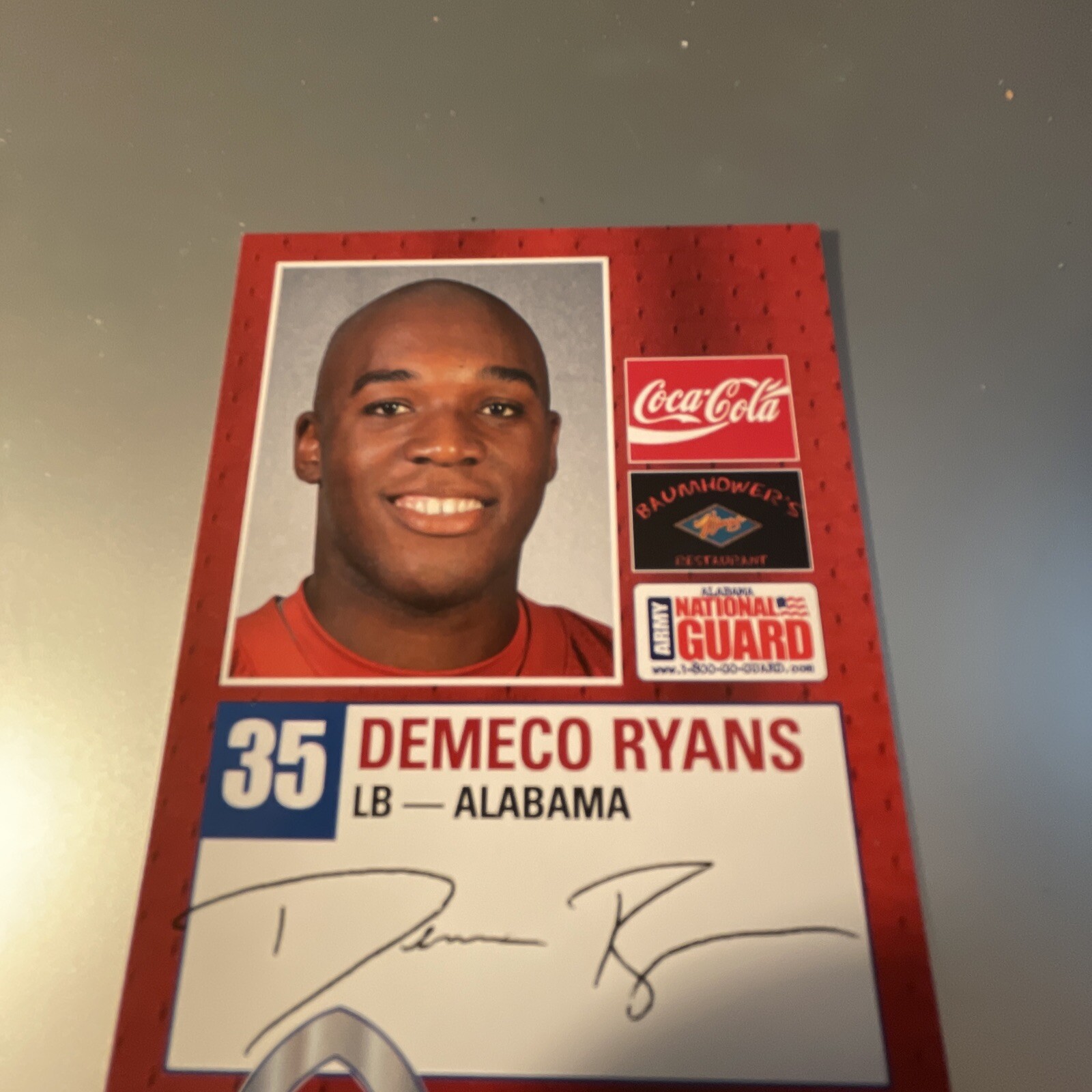 DEMECO RYANS 2006 SENIOR BOWL RC ALABAMA CRIMSON TIDE - ROOKIE | eBay