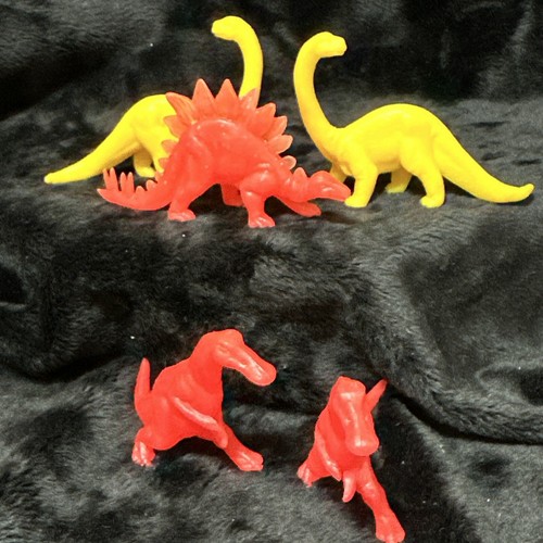 5 Dinosaur Toys Plastic LOT Timmee Ajax MPC Prehistoric Creature ...