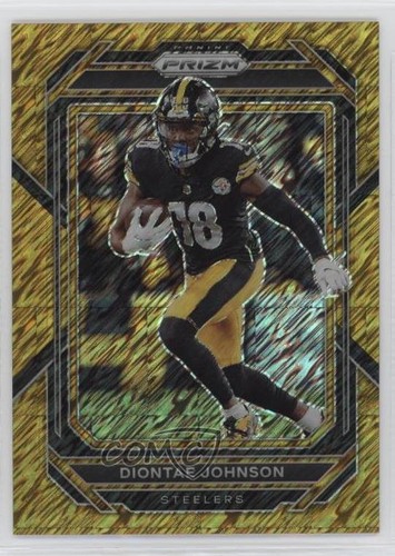 2022 Panini Prizm Gold Shimmer Prizm /10 Diontae Johnson #246 | eBay
