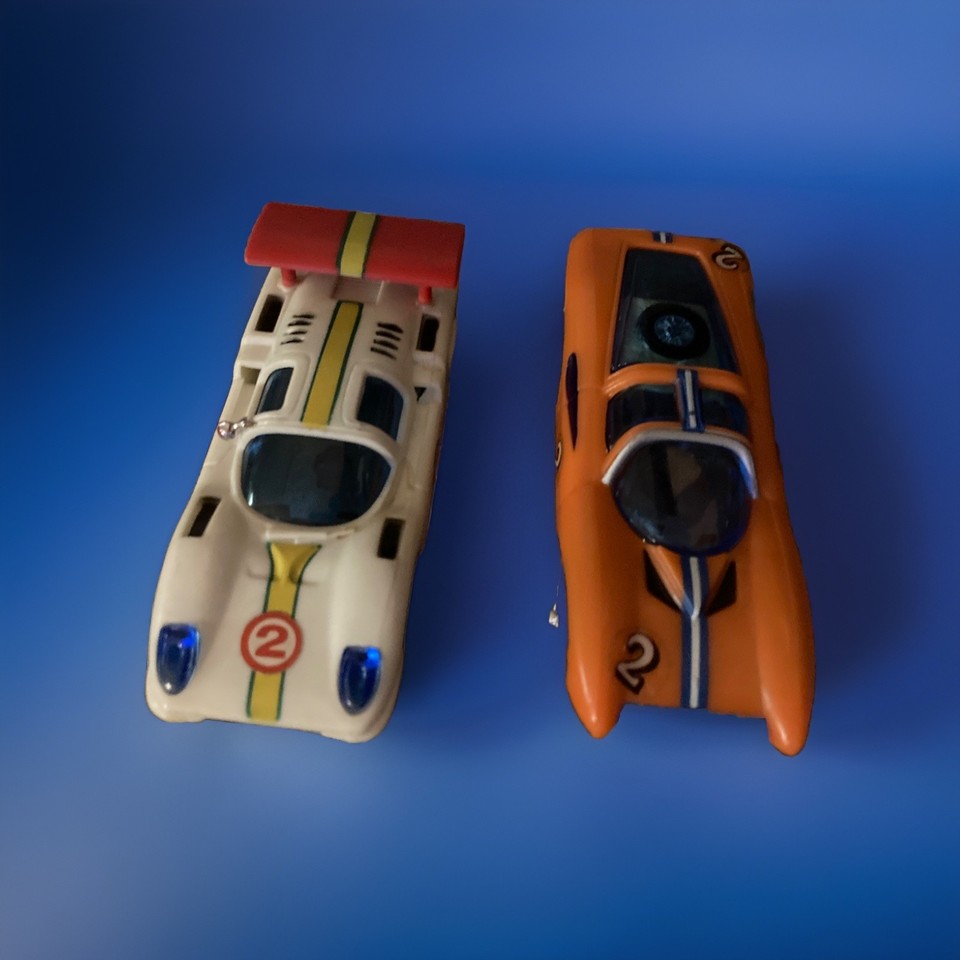 Two 1969 Original IDEAL Toys Mini Motorific Sprint Racing 1/32 Scale ...