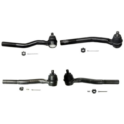 SET-MOES3472 Moog Tie Rod Ends Set of 4 Front Driver & Passenger Side ...