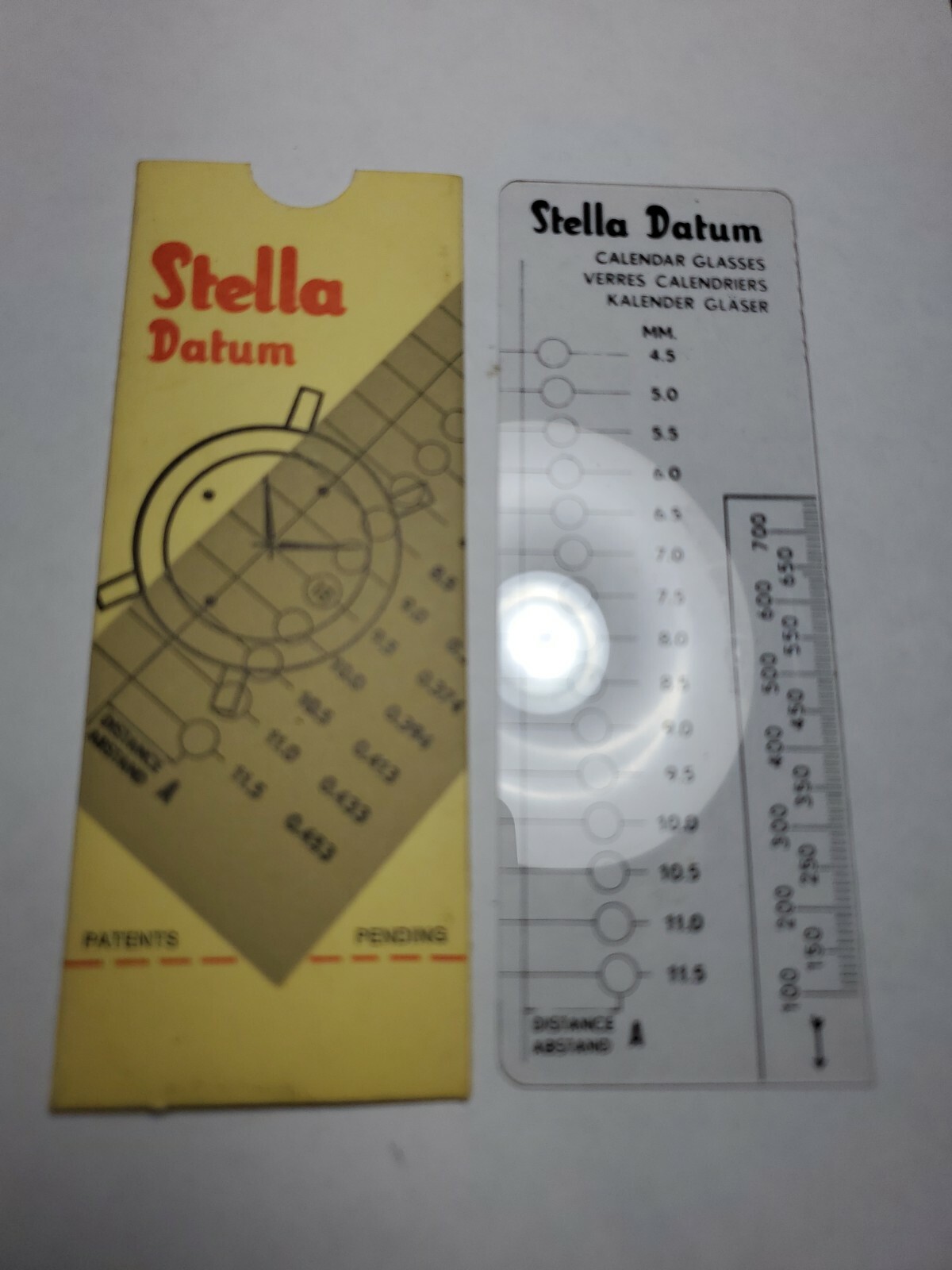 Vintage DATE GAUGE FOR STELLA WEDGE-LEDGE ~ Watchmakers Jewelers Tool ...