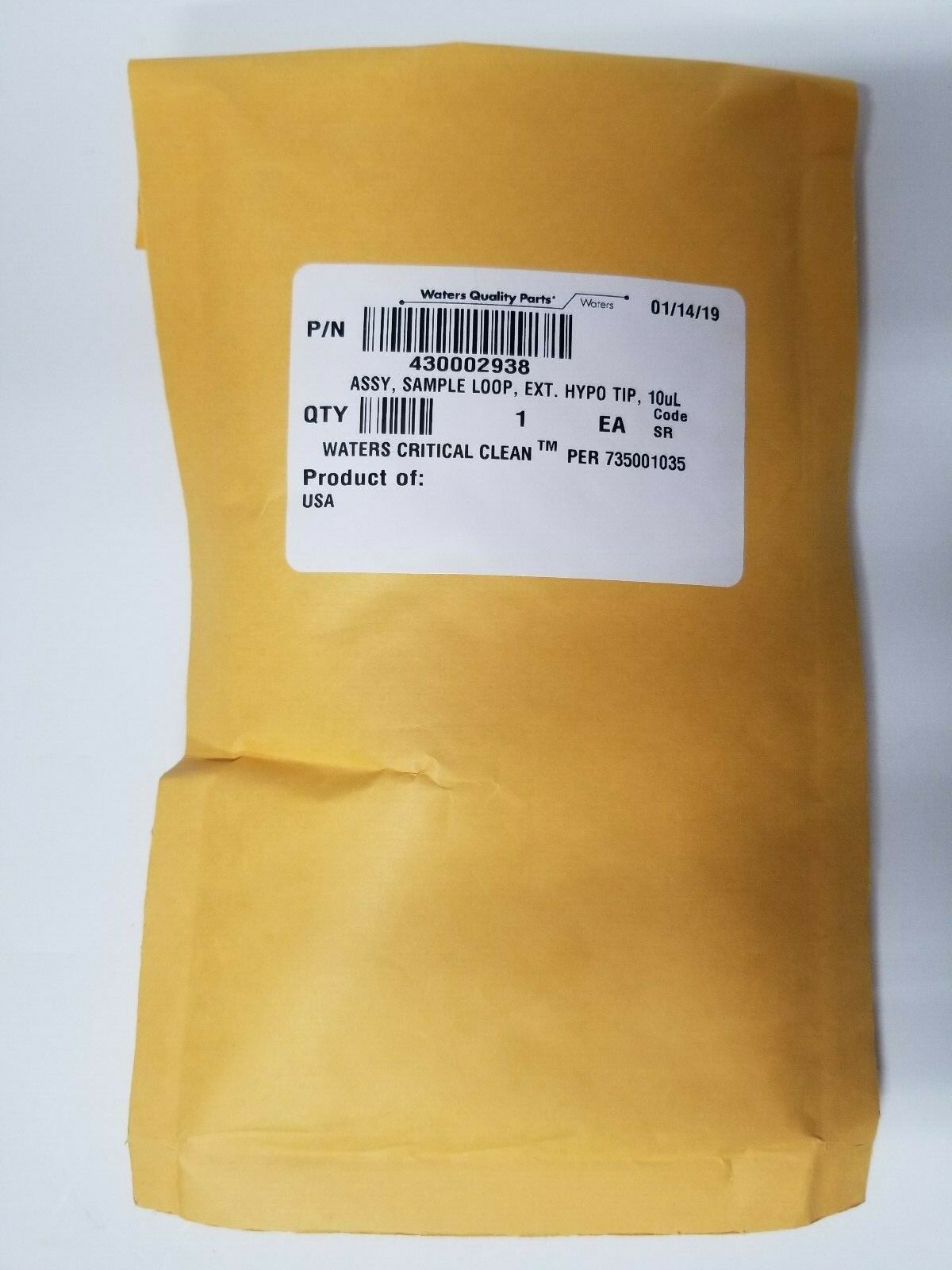 Waters HPLC ASSY Sample Loop EXT to 100ul P/n 430002938 for sale online | eBay