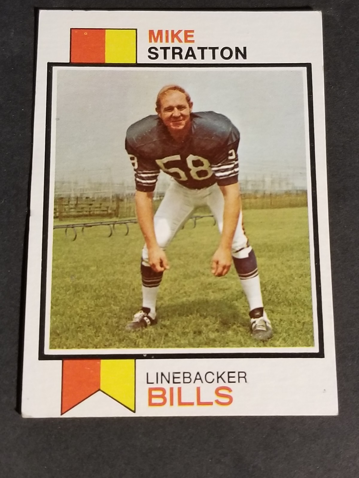1973 TOPPS FOOTBALL CARD #388 MIKE STRATTON BUFFALO BILLS EXCELLENT ...