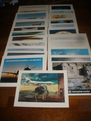U.S. Air Force Litho and Artist Rendering 22" x 17" (You Choose) | eBay
