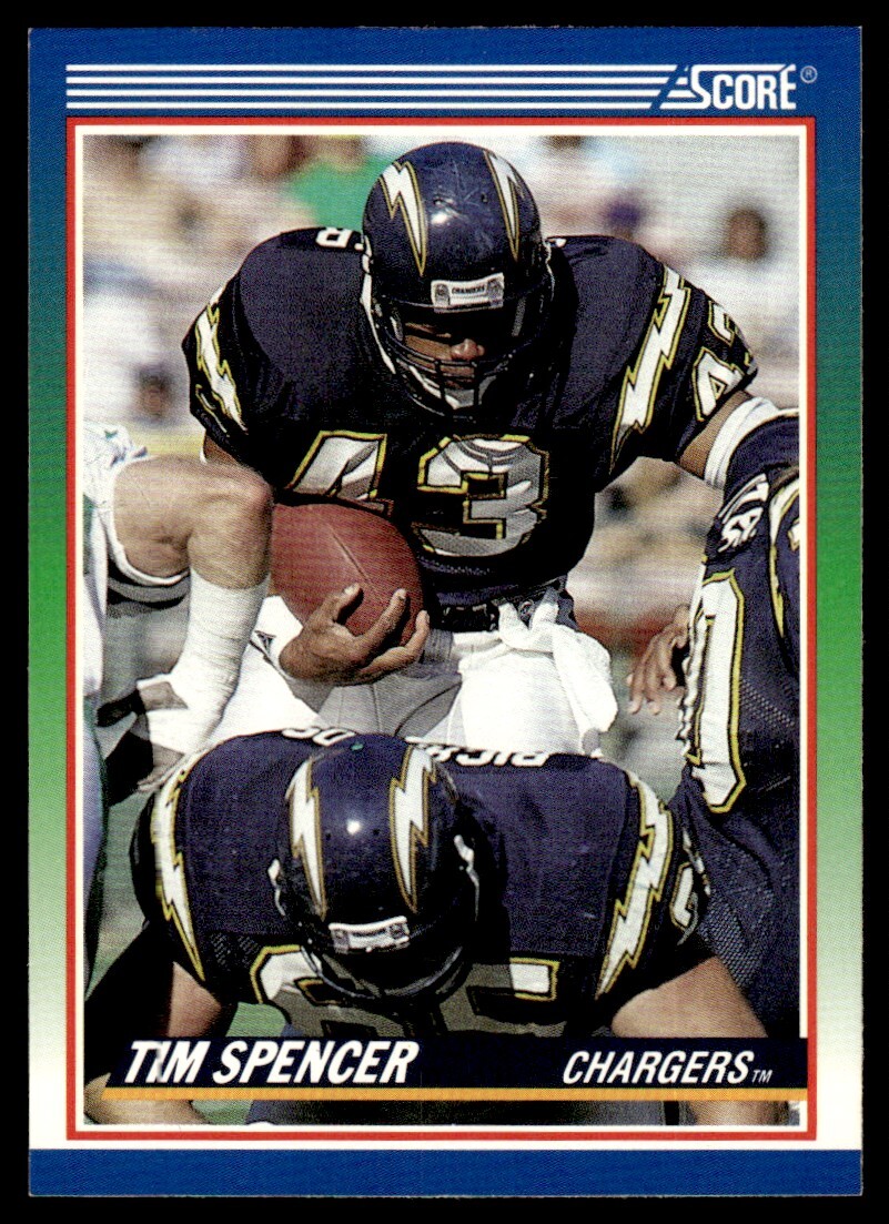 1990 Score Tim Spencer San Diego Chargers #423 | eBay