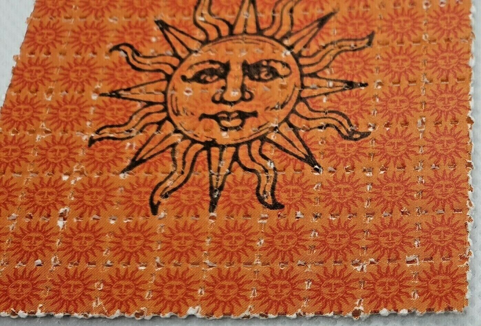 Orange Sunshine Blotter Art Psychedelic Art LSD Acid Art 100 Tab Sheet ...