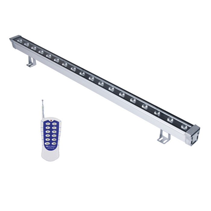 18W Outdoor LED RGB Wall Light Waterproof Linear Bar Strip Lamp Remote ...