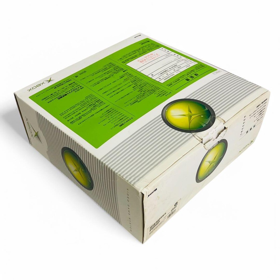 Microsoft Xbox special edition Skeleton Clear Black Console w/ Box r ...