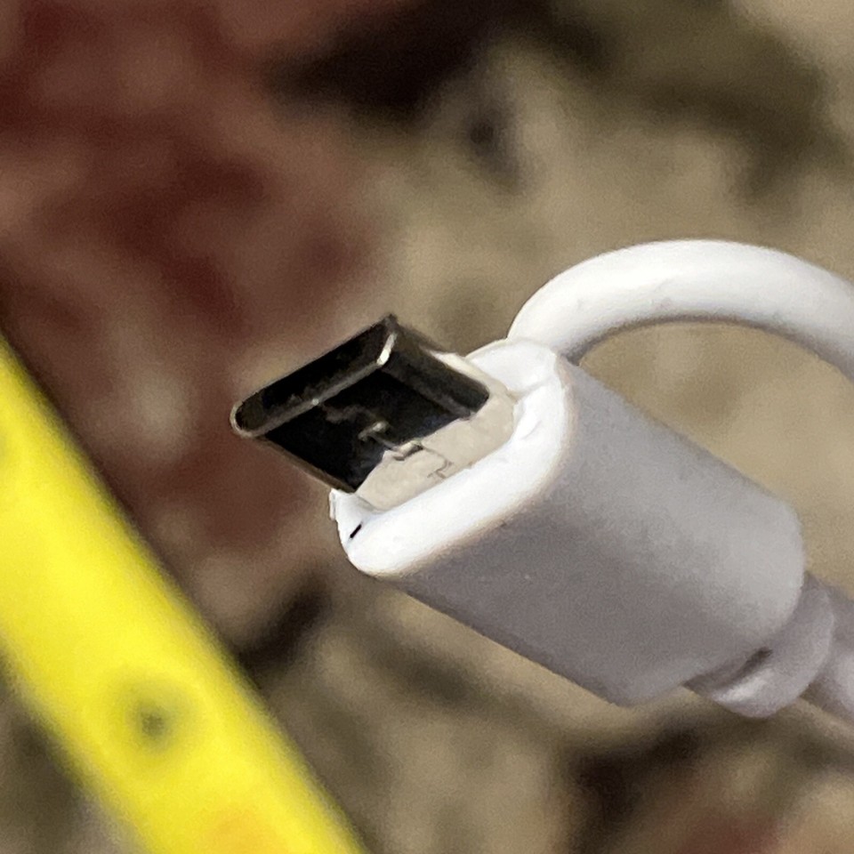 1x 1ft USB To Mini USB Charging Cable, End to End 12”, Cable Only 10 ...