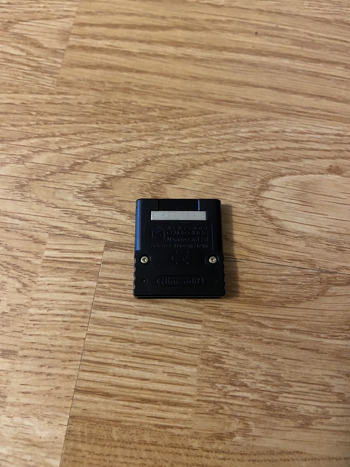 Nintendo OEM Gamecube Memory Card 251 Blocks DOL-014 Black - Tested | eBay