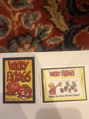 2024 Wacky Packages Halloween All New Series Wacky Packages Wrapper #1 ...