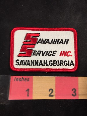 SAVANNAH SERVICE INC. SAVANNAH GEORGIA Advertising Patch 80C5 | eBay