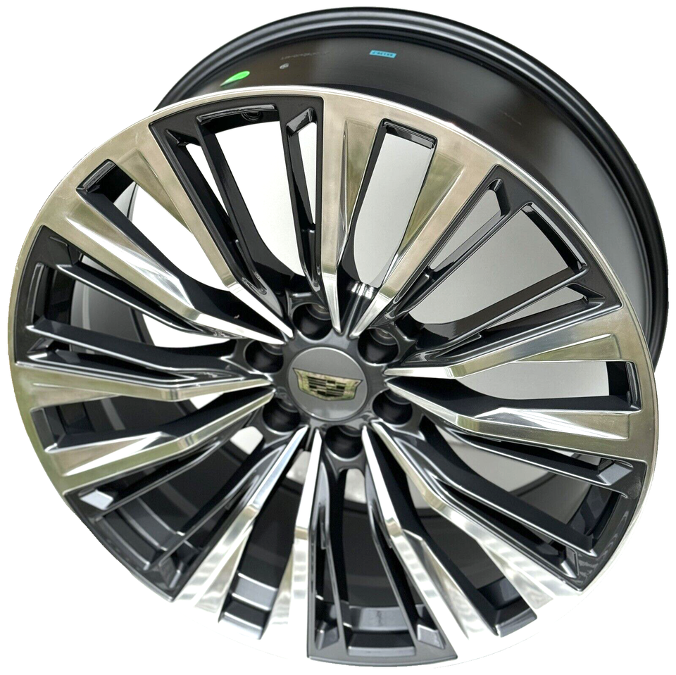 20” gunmetal polished OE replica SSV wheels fits 2025 Cadillac Escalade ...