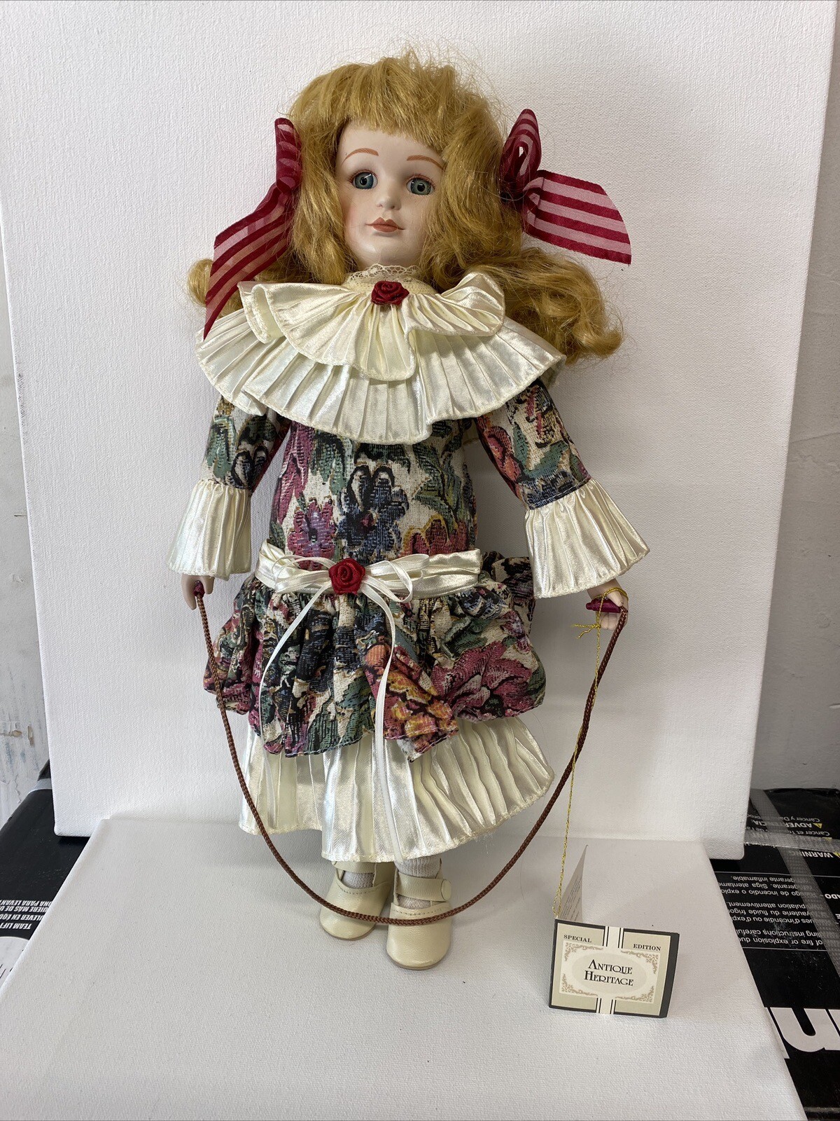 Anco 1991 Porcelain Doll Jump Rope with Clothing and Accessories | eBay