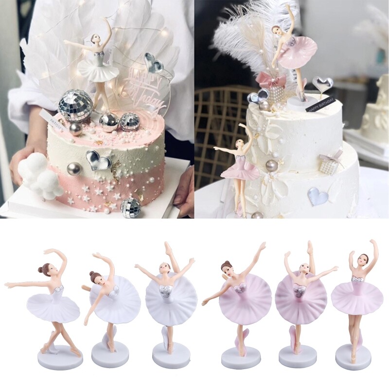 Set of 6 Plastic Cake Toppers Party Decors for Girl Birthday | eBay