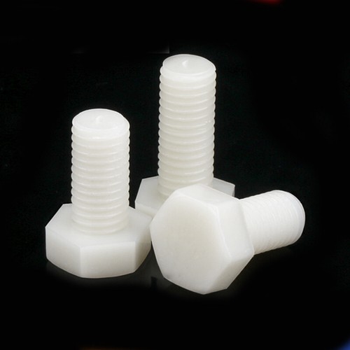 Nylon Hex Screws Hex Bolts Nylon Plastic Hexagonal Screw M6 M8 10-100mm ...