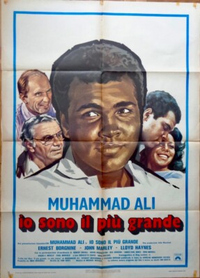 GREATEST MUHAMMAD ALI Italian 2F movie poster 39x55 BOXING 1977 | eBay