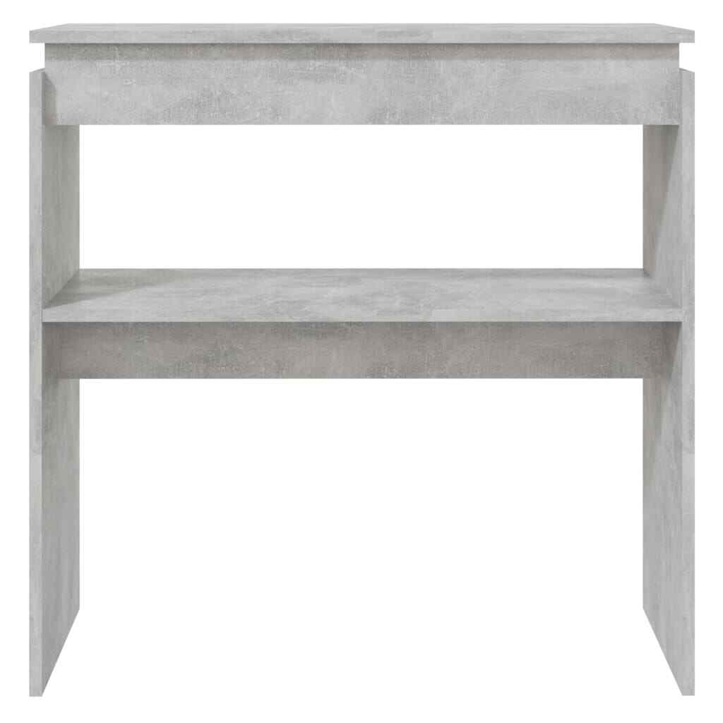 Table console Gris b ton 80x30x80 cm Agglom r | eBay