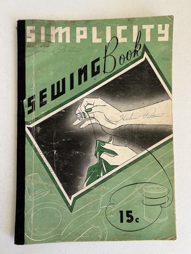 Simplicity VTG 1937 Sewing Book Instructions Directions How-To | eBay